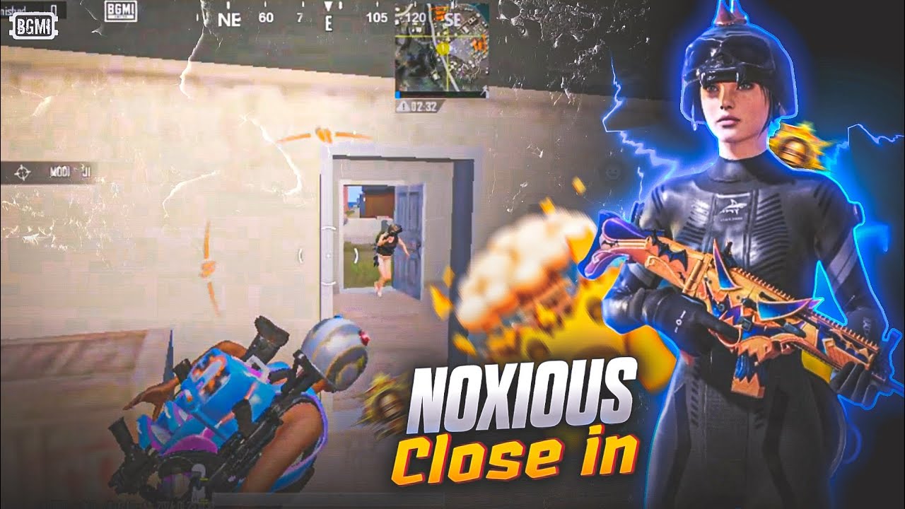 Noxious Close In Combat ⚡ 1v4 Classic Clutches | BGMI - YouTube