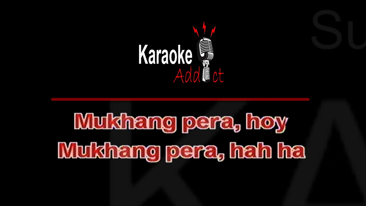 MUKHANG PERA - THE YOUTH (OPM Karaoke) - YouTube Music