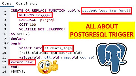 PostgreSQL Triggers - YouTube