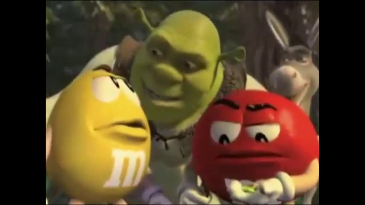 Shrek 2 Ogre Sized M&M - Advertisements - YouTube