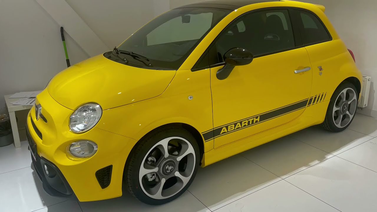 Abarth 595 2021 | Yellow Bee | First Look - YouTube
