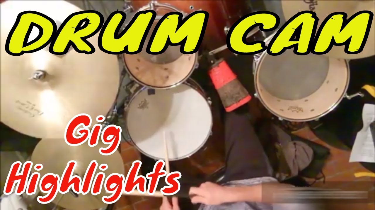Drum Gig Cam Highlights - Rock "Q" Drum Cam - Learn How To play Drums ...