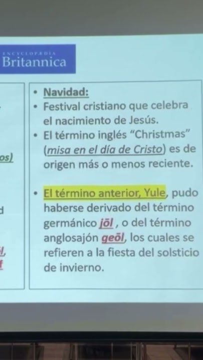 Evidencia de dónde proviene la Navidad. - YouTube