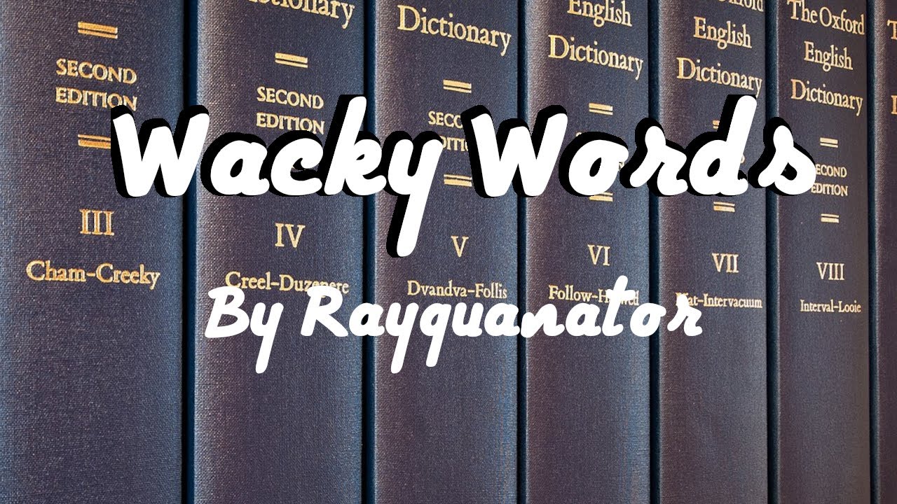 Wacky Words - YouTube
