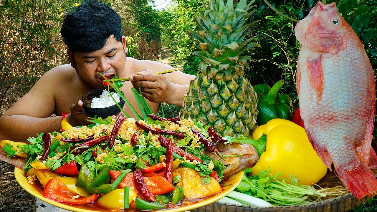 Best Red Fish Recipe | 1KG Red Fish Stir Fry Sweet And Sour Vegetable ...