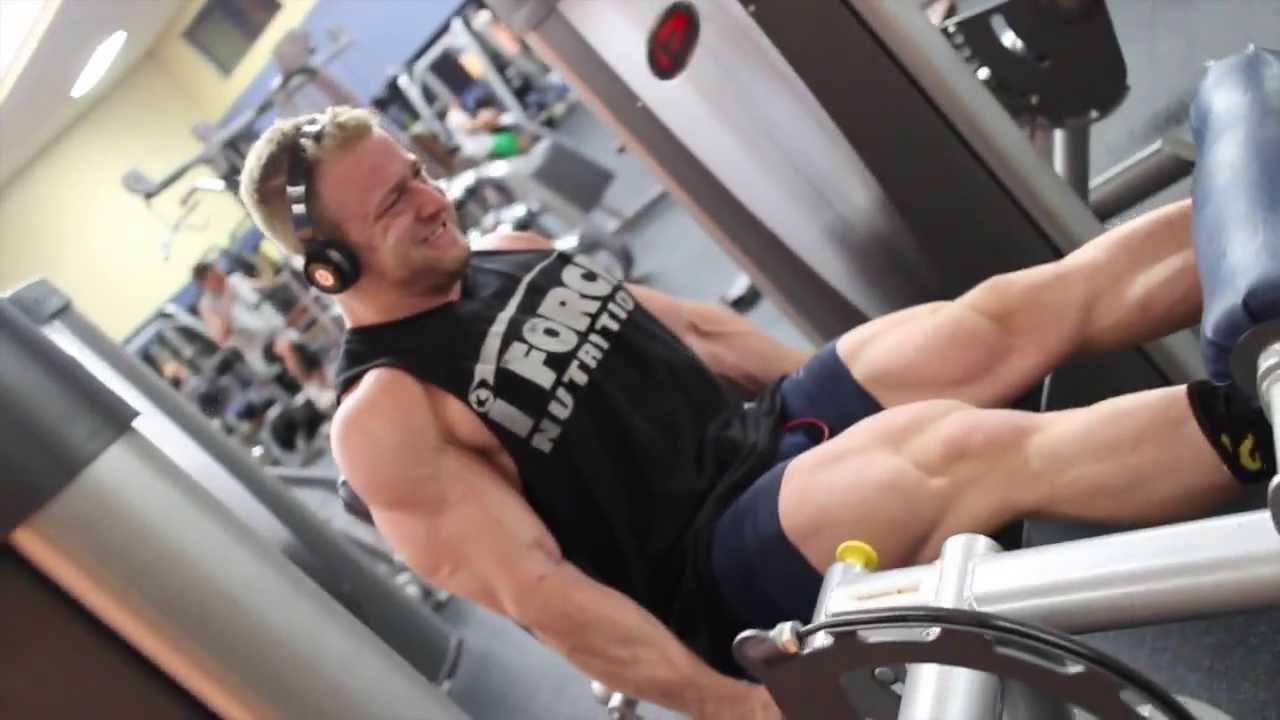 Tim and Jake leg day - YouTube