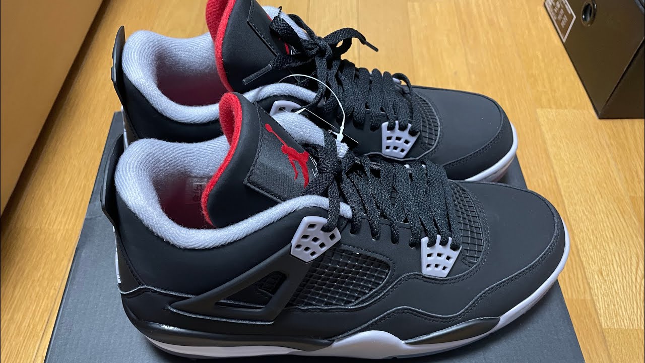 Jordan 4 Golf “Bred” in hand review - YouTube