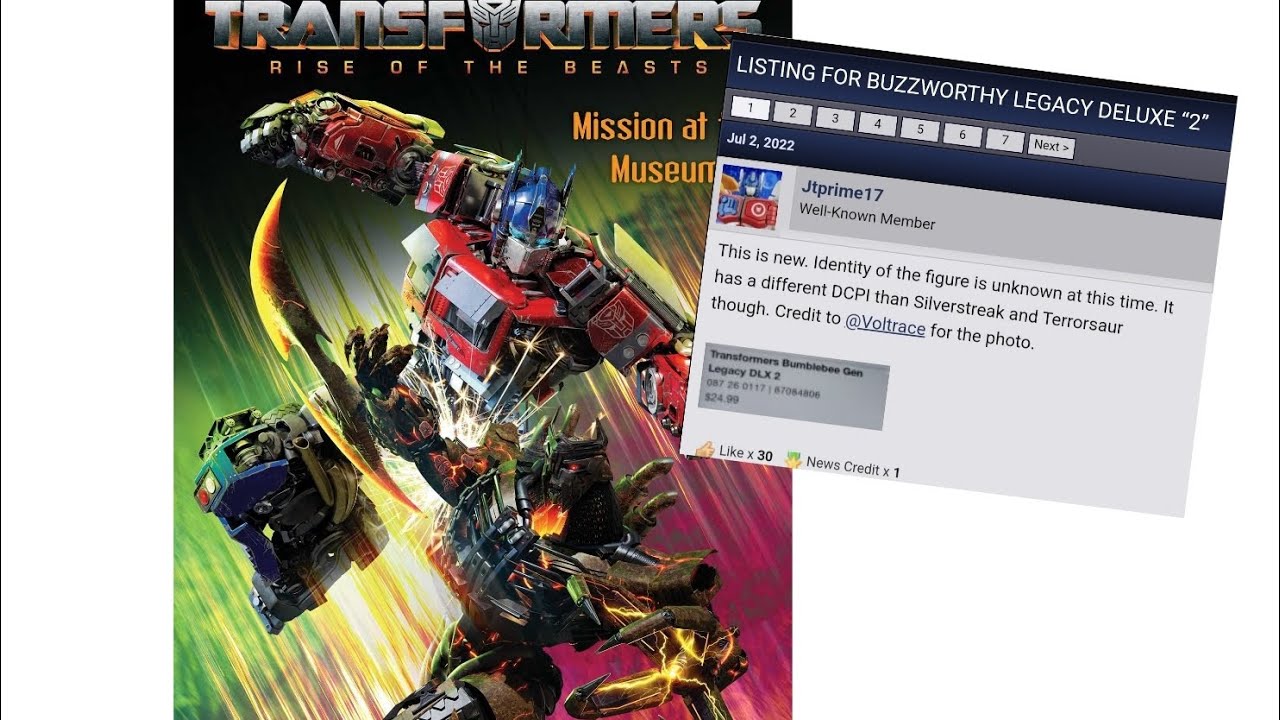 CGI render of Scourge in Transformers Rise of the Beasts + NEW ...