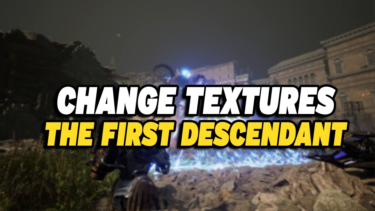 How To Change Textures in The First Descendant - YouTube