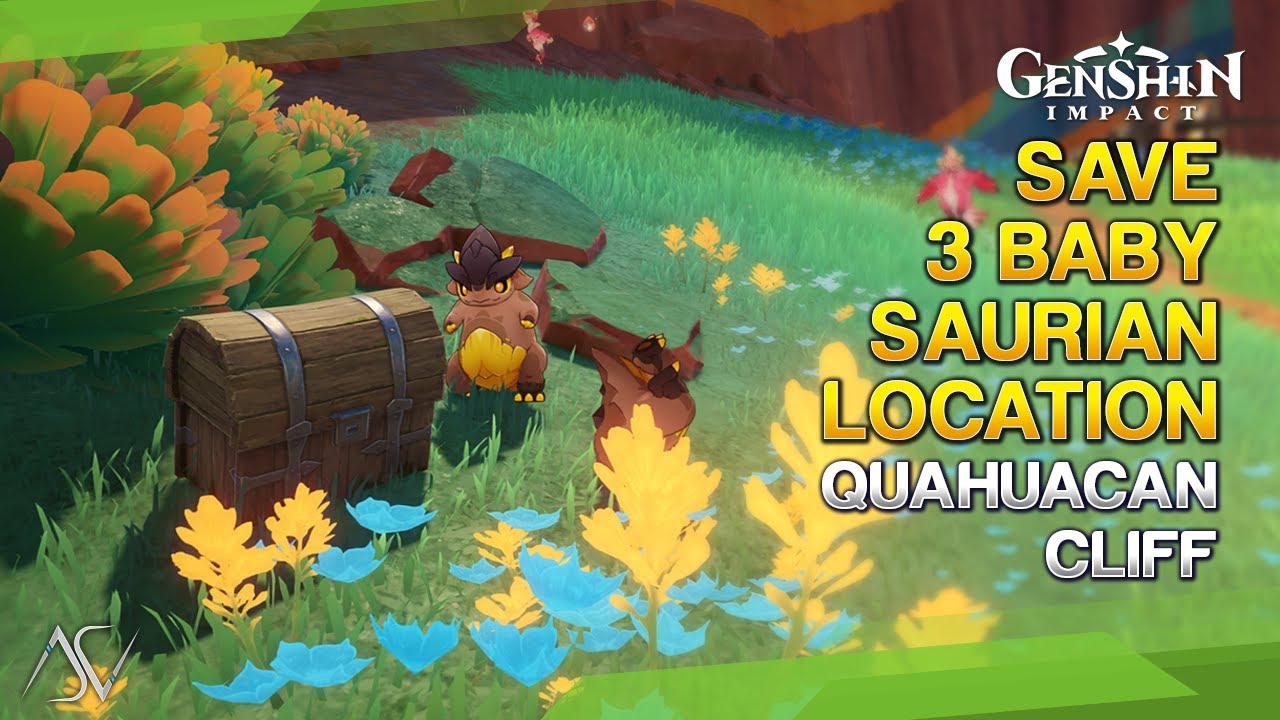Save 3 Baby Saurian Location (Remarkable Chest) - Quahuacan Cliff ...
