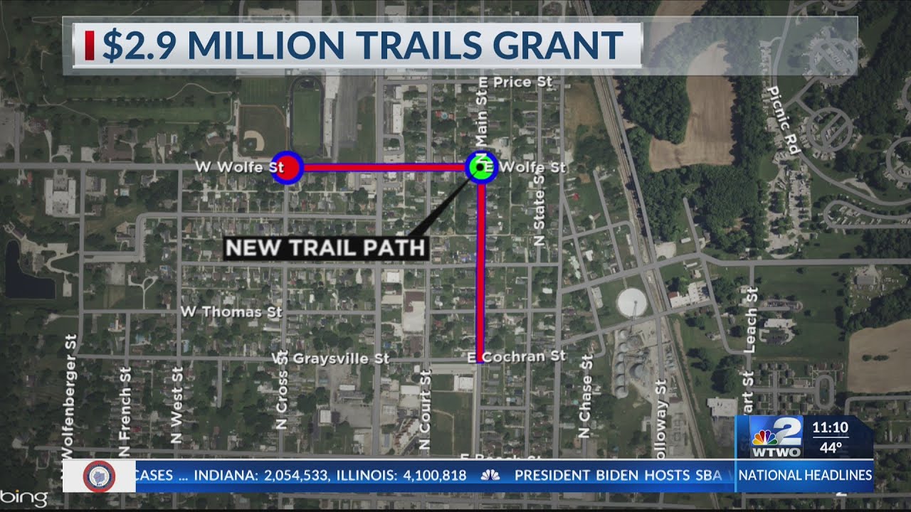 INDOT awards 2.9M to Sullivan for trail expansion - YouTube