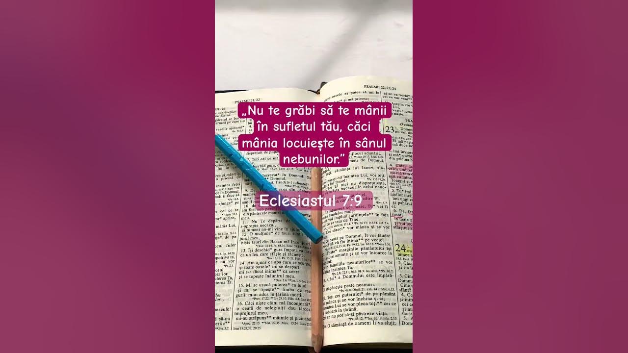 Nu te grăbi să te mânii😡 #amariei #biblia #crestin #biserica - YouTube