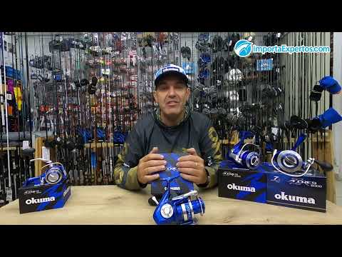Carrete Okuma Distance Azores Blue Spinning - 6+1 Balineras