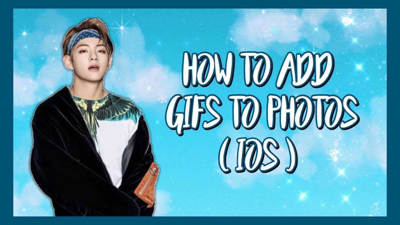 HOW TO ADD GIFs TO PHOTOS - YouTube