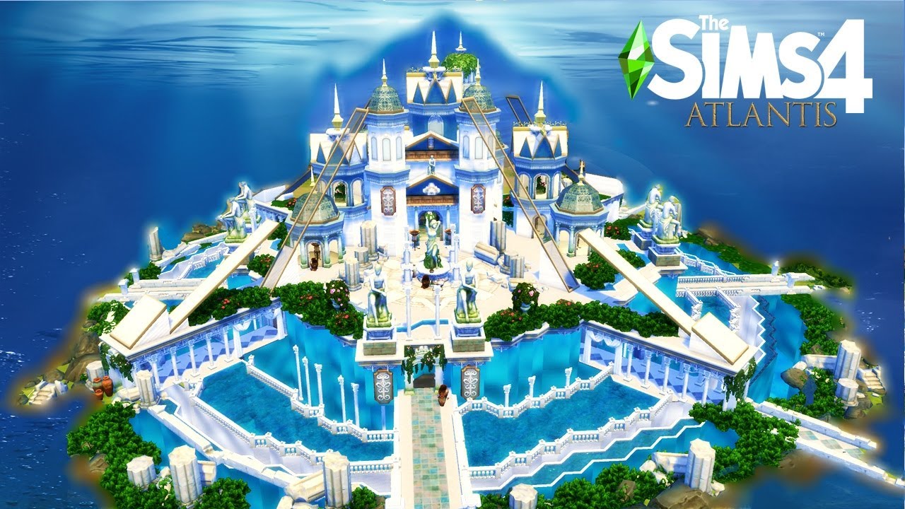 ATLÂNTIDA- A CIDADE PERDIDA🔱🏛- ATLANTIS - THE SIMS 4 - SPEED BUILD ...
