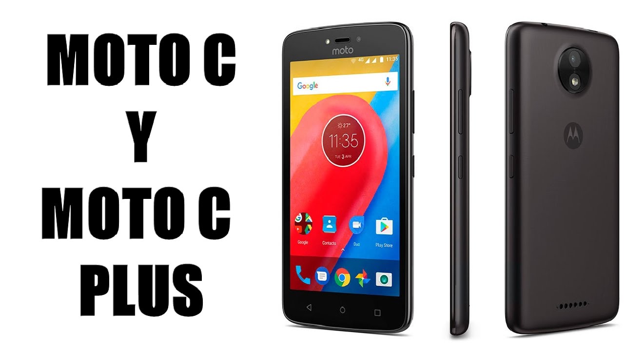 MOTO C Y MOTO C PLUS | Ya Son Oficiales | Precio Y Fecha De Salida ...