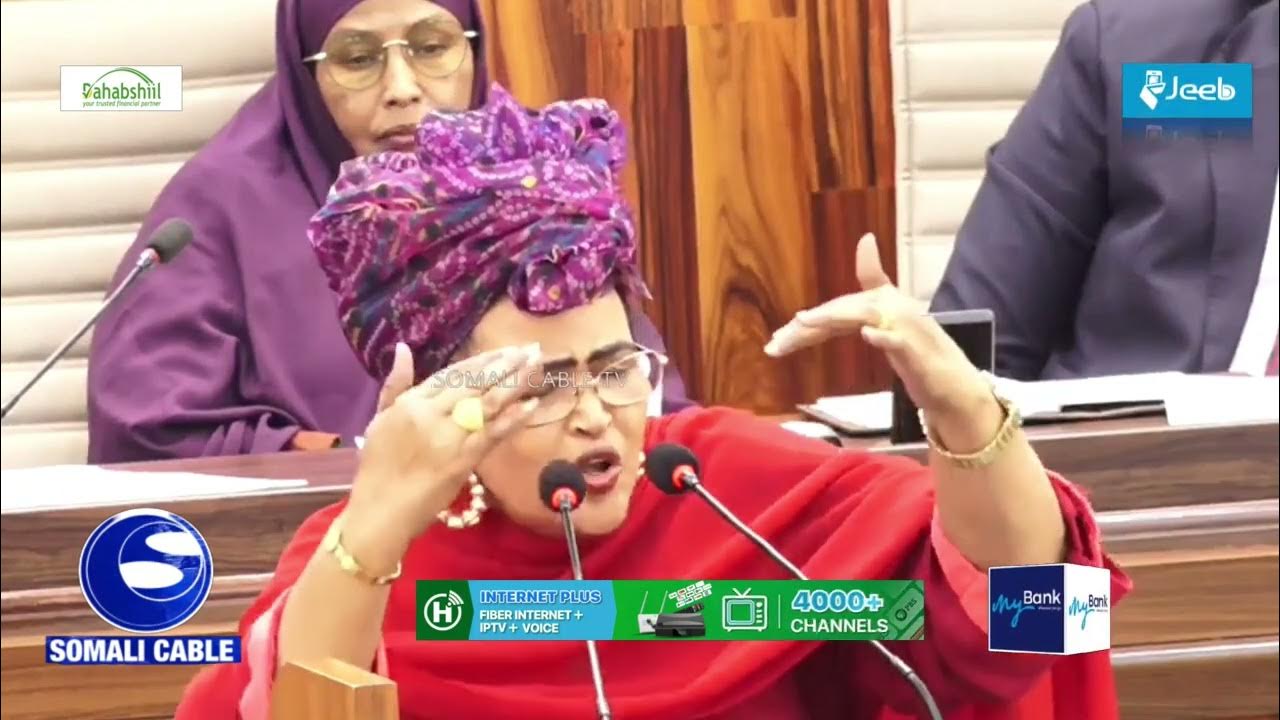 Xildhibaan Sareedo"Dalkan doorosho kama dhaceyso yaa been laisku ...