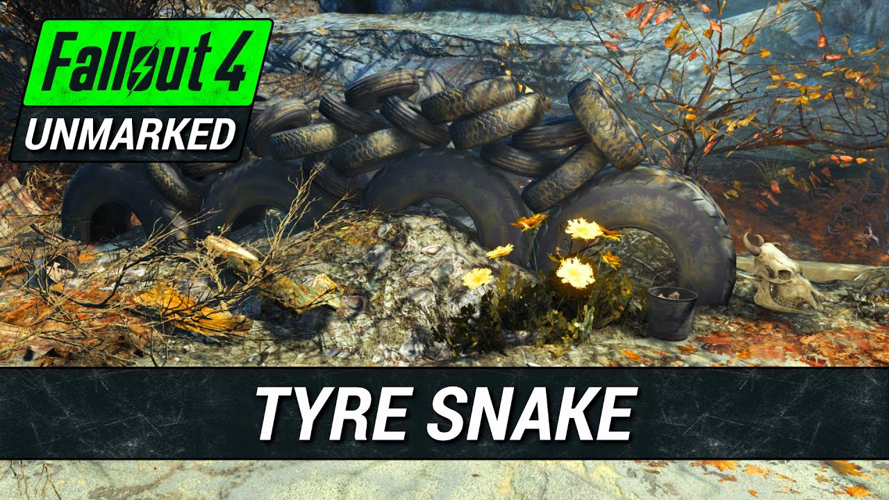 Creepy Tyre Snake | Fallout 4 Unmarked | Ep. 976 - YouTube