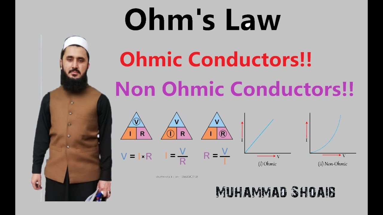 Ohm's Law (Ohmic and Non-Ohmic Materials) |Lec#03 |Current Electricity ...