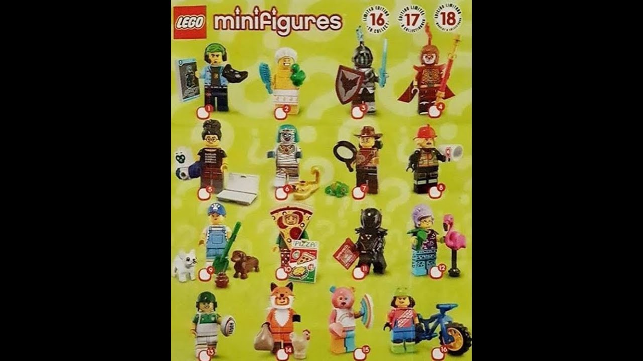 LEGO Minifigure Series 19 information - YouTube
