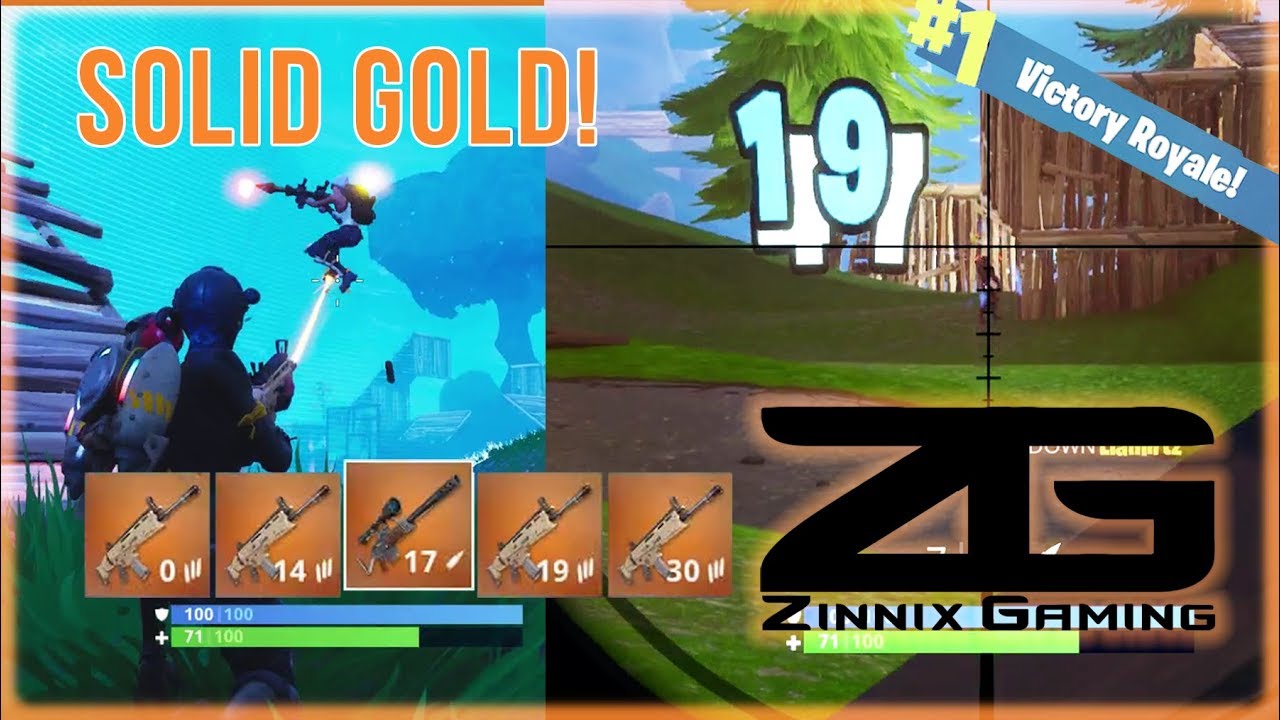 Solid Gold - Fortnite Battle Royale - YouTube