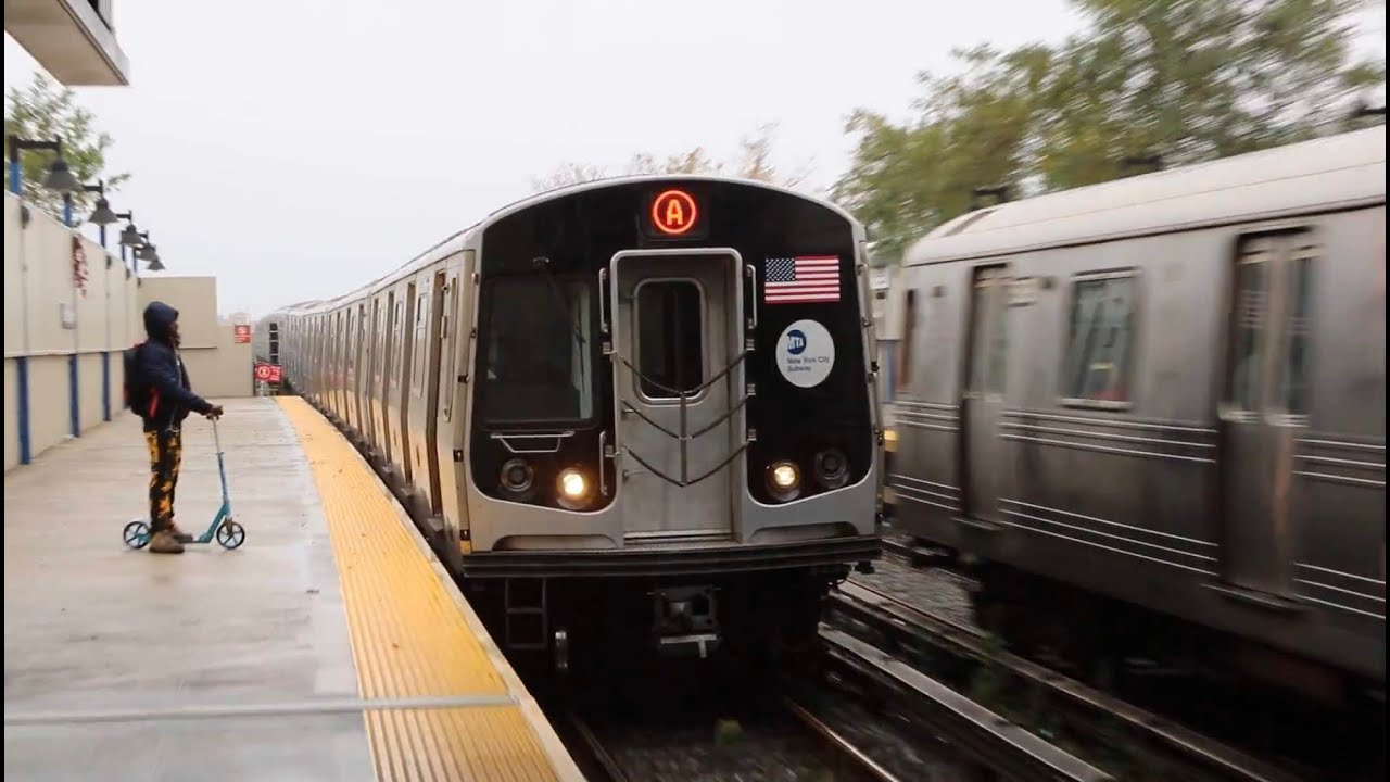 R179 (A) Train at Broad Channel - YouTube