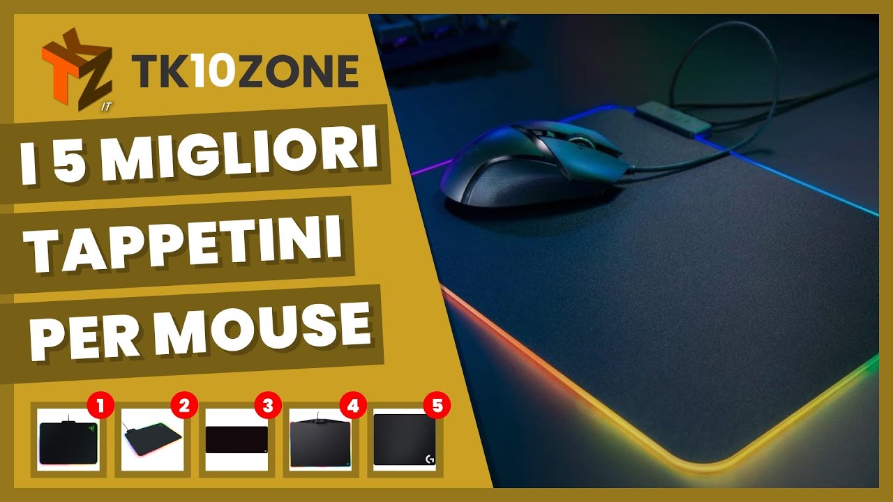 I 5 migliori tappetini per mouse - YouTube