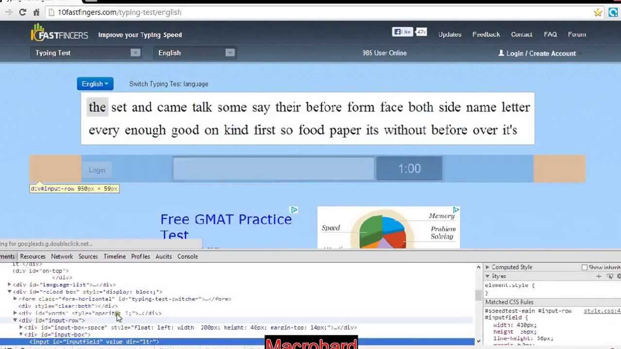 How To Increase Time 10fastfingers YouTube How To Increase Time 10fastfingers YouTube