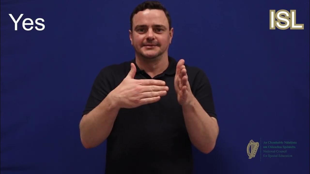 Irish Sign Language (ISL) Learn 20 Basic Signs - YouTube