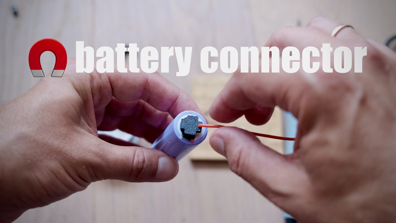 Magnetic battery connector - YouTube