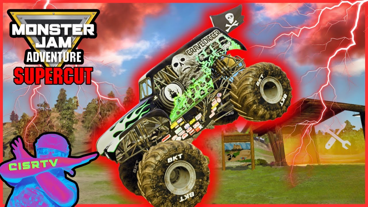 Monster Jam ADVENTURE | SUPERCUT Ep #4-6 | GRAVE DIGGER & ZOMBIE Face ...