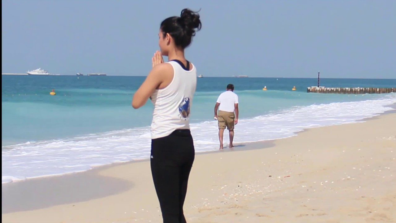 Traditional Sun Salutation in the nature's rhythm - YouTube