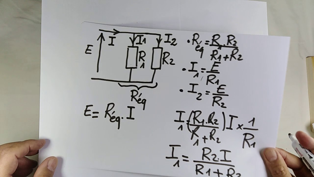 Les bases de l'électronique : diviseur de courant - YouTube