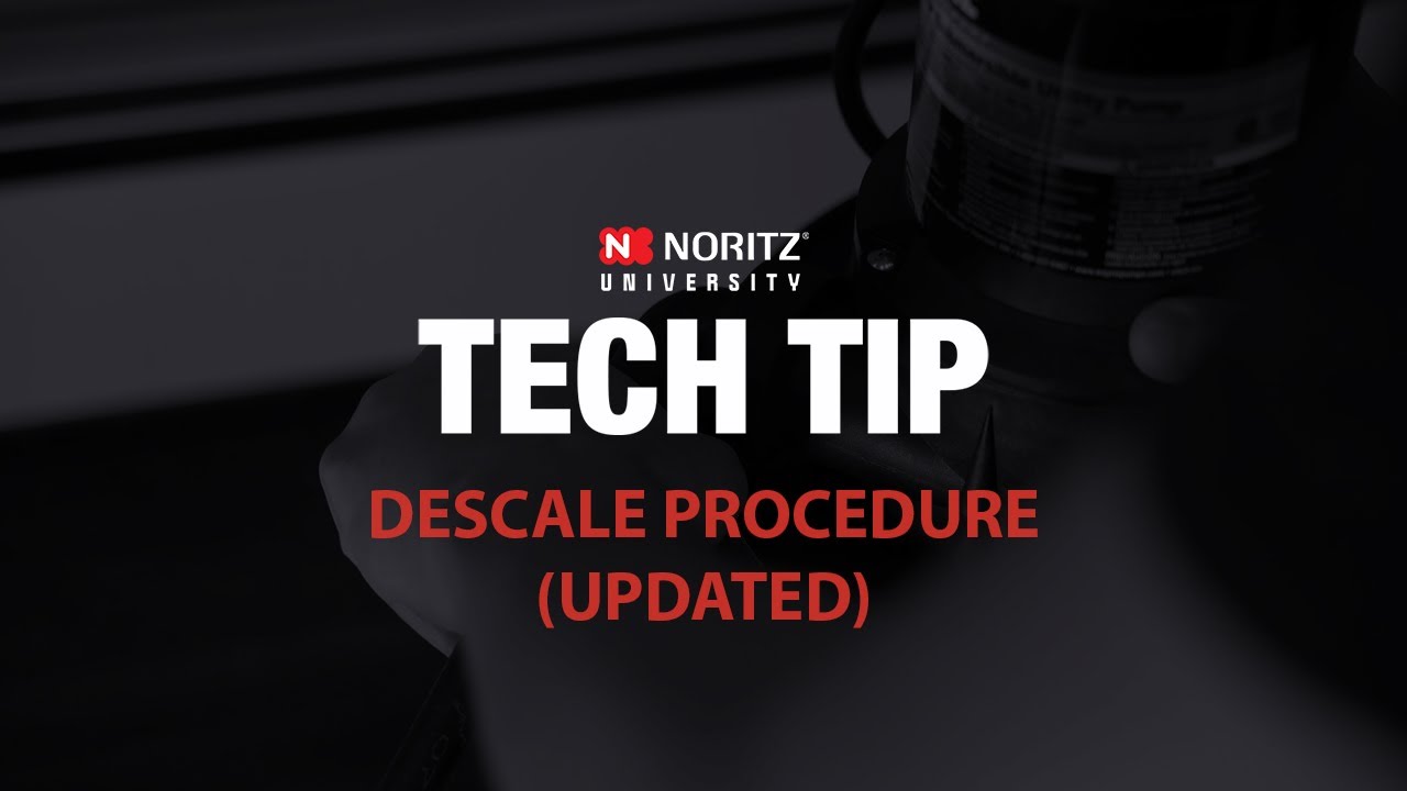 Updated Descale Procedure (Flush Connector Units) - YouTube