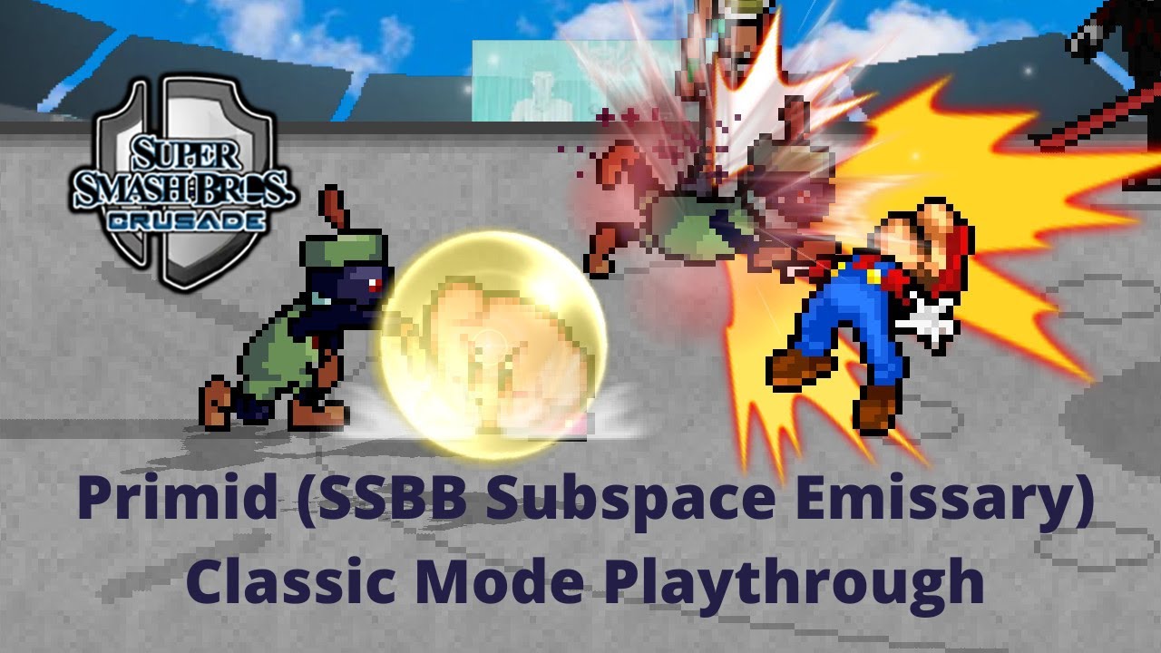 Super Smash Bros. Crusade - Primid (SSBB Subspace Emissary) Classic ...