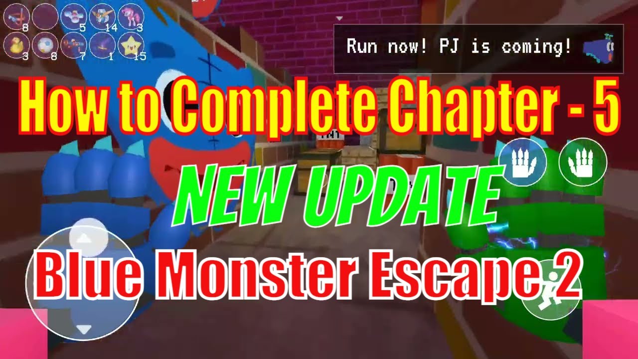 Blue Monster Escape 2 Gameplay Chapter 5 - YouTube