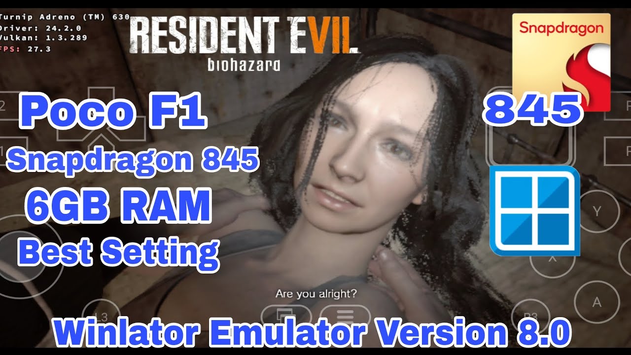 Winlator Emulator V.8.0 Android - Resident Evil 7 ( Fix Mouse) Poco F1 6GB Snapdragon 845 Game ...