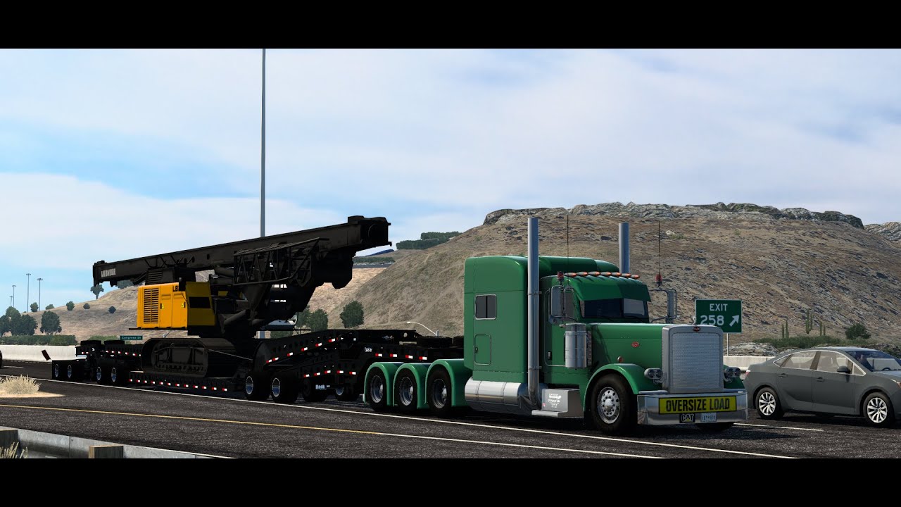 American Truck Simulator Jon Ruda Peterbilt 389 Tri axle edit, Nitro ...
