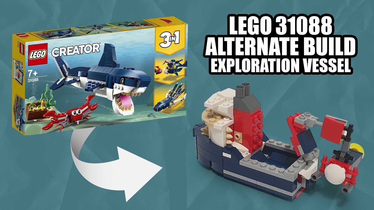 LEGO Creator 31088 Alternate Build - EXPLORATION VESSEL - YouTube
