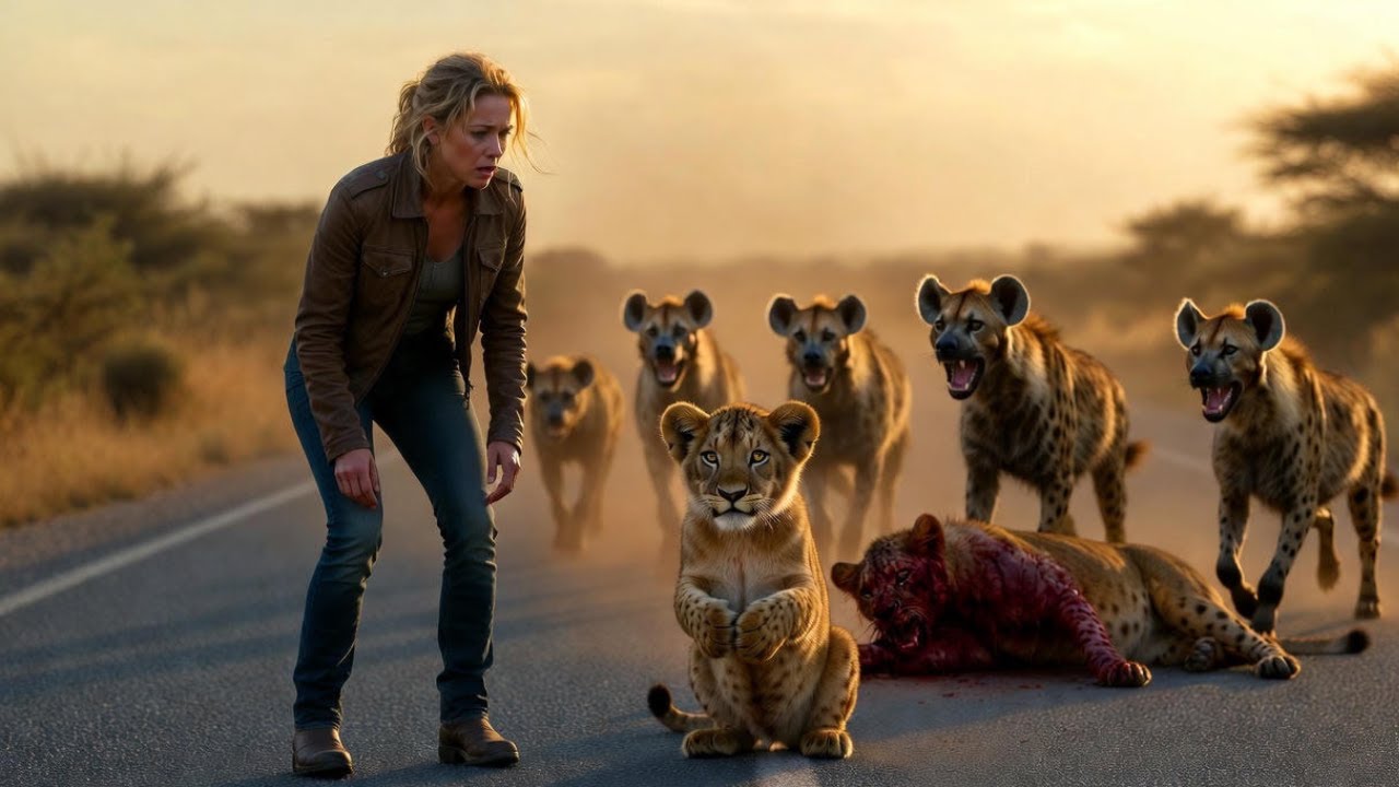 A Mother liones Courage 2 lion cub: Injured Lioness Fights for Life ...