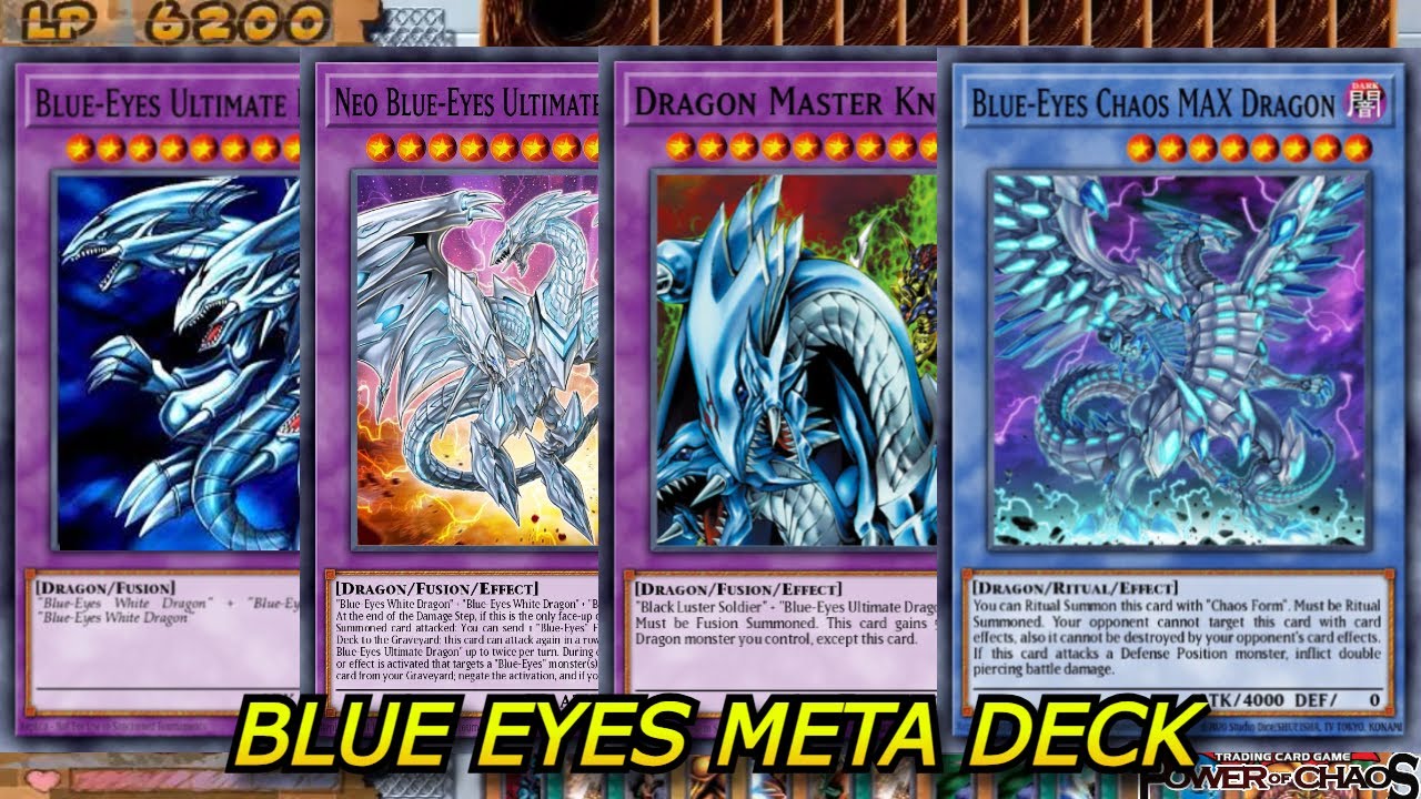 Yu-Gi-Oh! Power of Chaos Atem The Destiny | Blue Eyes Meta Dek - YouTube