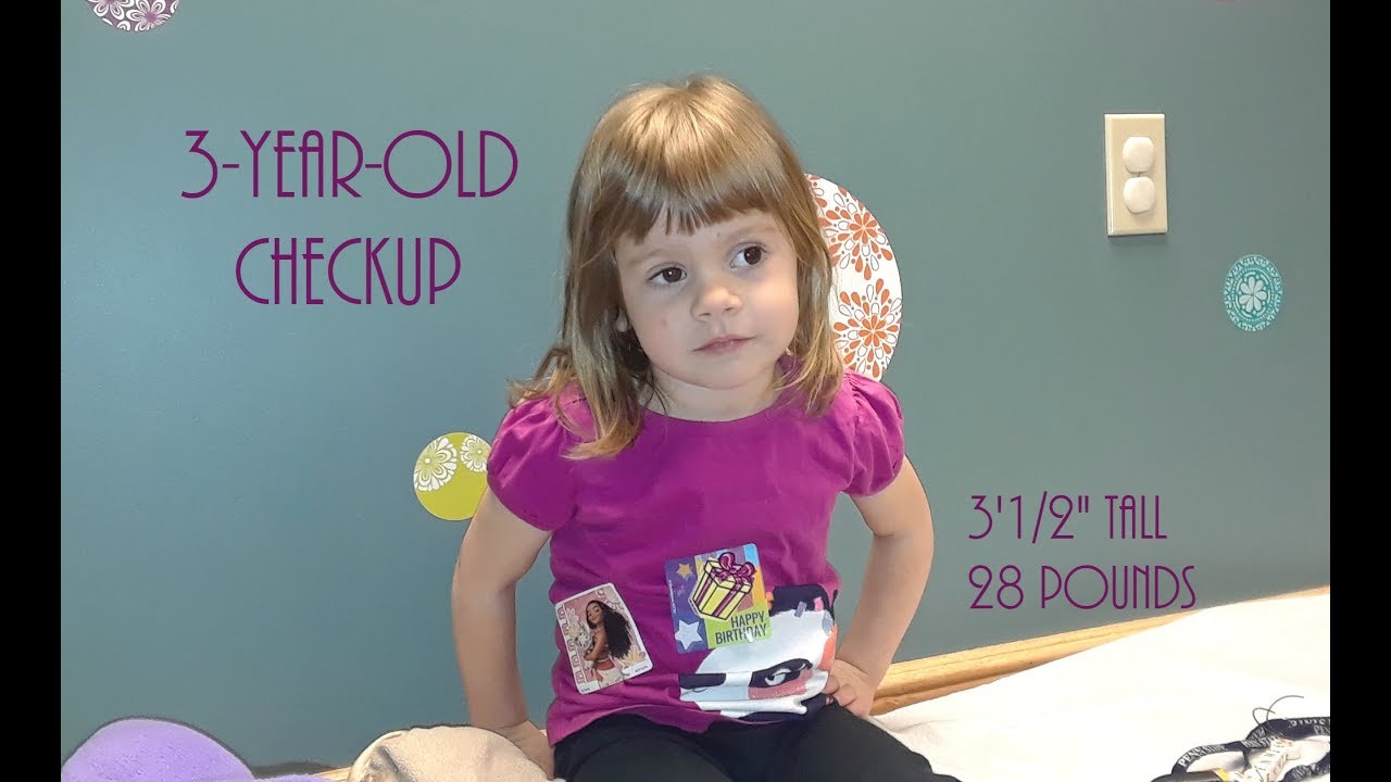 Abby's 3-Year-Old Checkup - YouTube