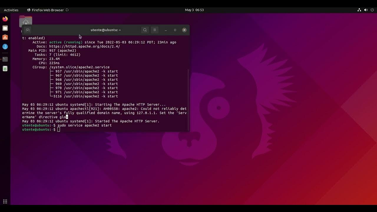 CORSO PHP - 1 - Installare E Configurare Apache e PHP su Linux - YouTube