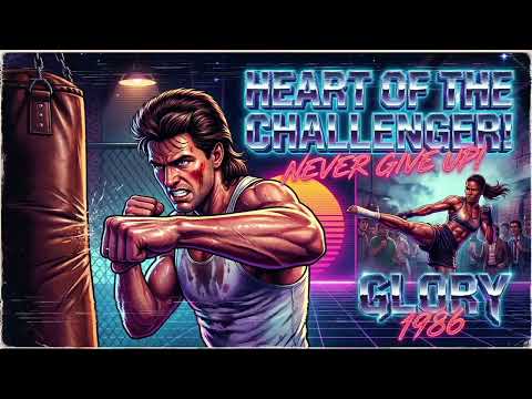 HEART OF THE CHALLENGER | 80s Training Montage - Retro Gym Music (Glory 1986)