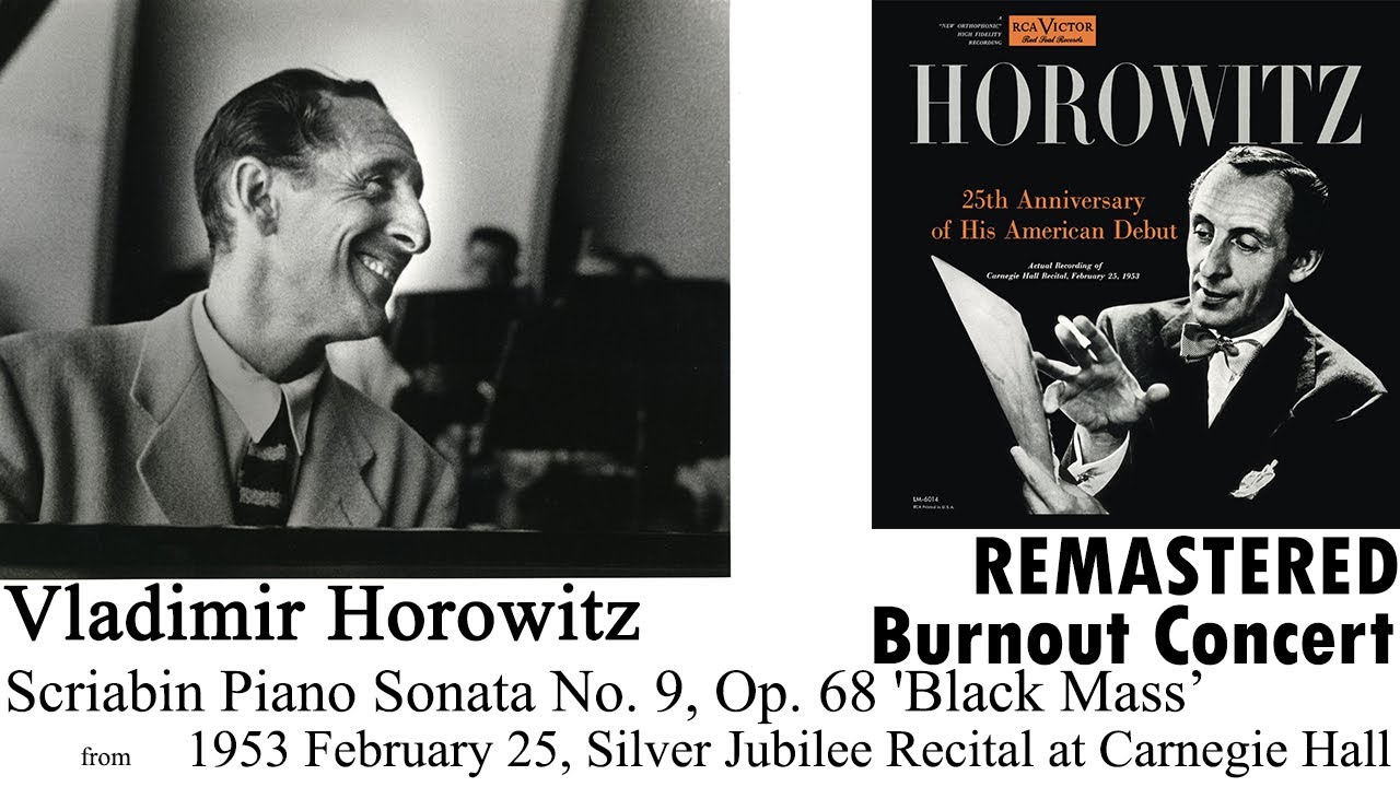 Vladimir Horowitz: Scriabin Piano Sonata No. 9, Op. 68 'Schwarze Messe ...