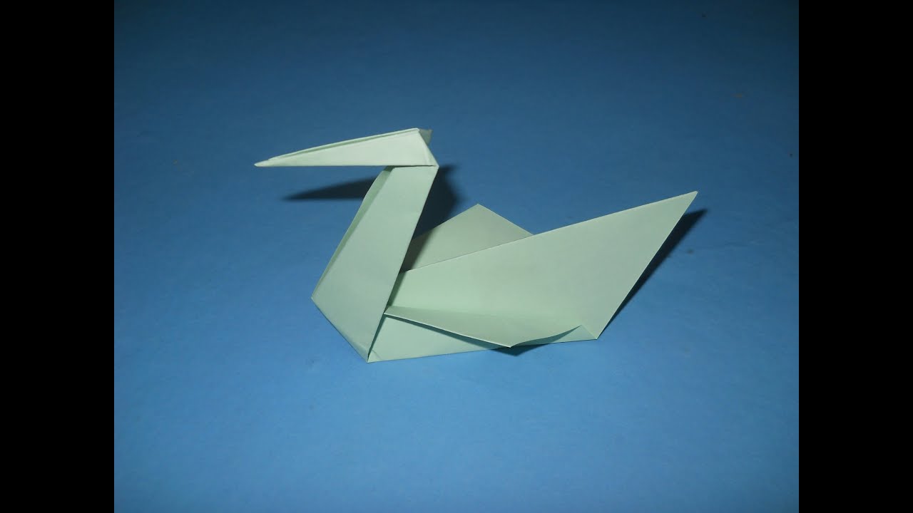 How to make a Paper Swan - YouTube