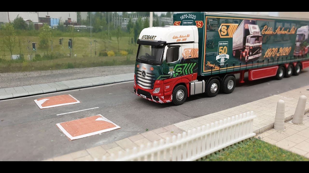 1.76 Mercedes Actros MirrorCam (Eddie Stobart 50) code3 model review ...