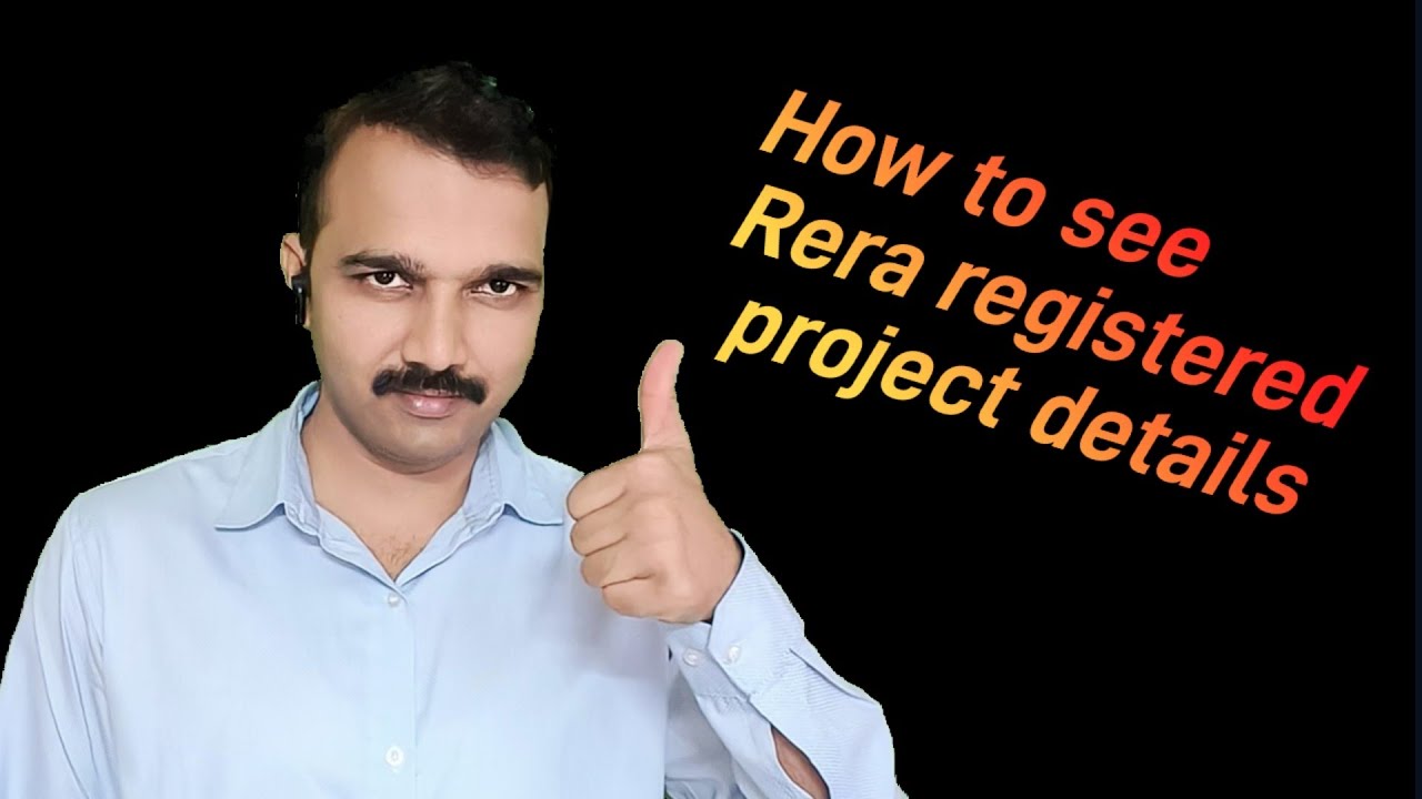 How to see online Rera registered project details @RealEstateTechRET # ...