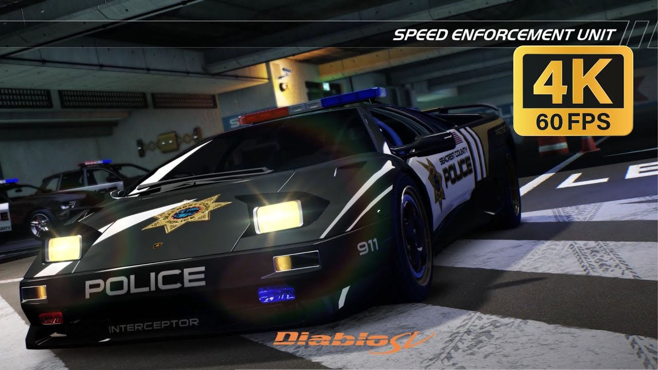 Lamborghini Diablo SV Police Car/Need for Speed Hot Pursuit Remastered ...