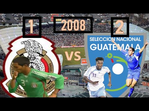 México vs Guatemala - Partido Vintage año 2008 (Partido completo) - YouTube